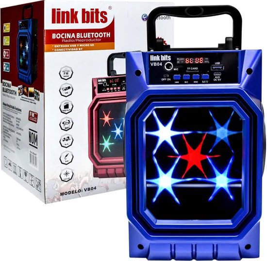 Link Bits Bocina Bluetooth Radio/reproductor | bol