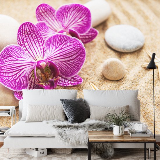 Fotobehang Orchid Beach-Spa | bol
