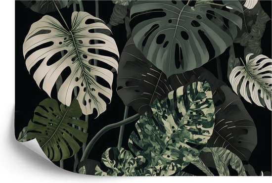 Fotobehang 4K Resolution Or Higher, Botanical Maximalism, High Contrast ...