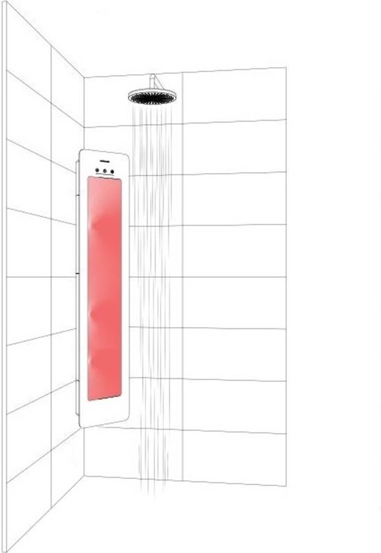 Sunshower Plus M opbouw hoek met infrarood en UV-licht organic grey | bol.com