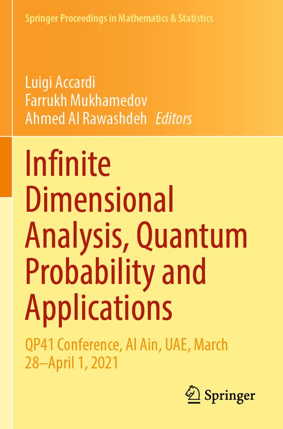Springer Proceedings In Mathematics And Statistics Infinite Dimensional Analysis Bol