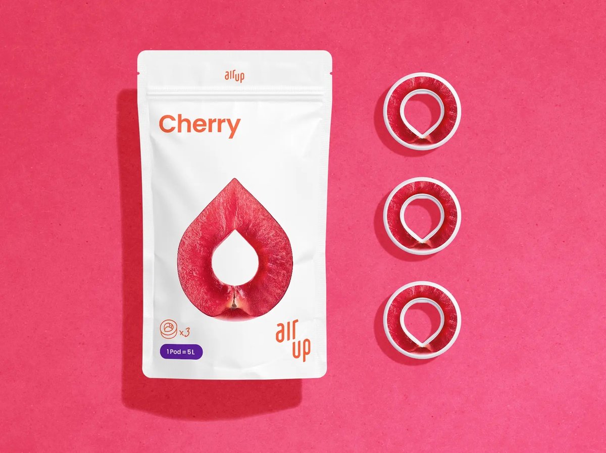Air Up Cherry Pods - Inclusief 3 pods - 23 refills - navulling - hydraterend - Air up... | bol.com