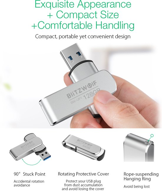 BlitzWolf 32GB geheugenstick USB 3.0 U Disk usb-stick PC LAPTOP | bol