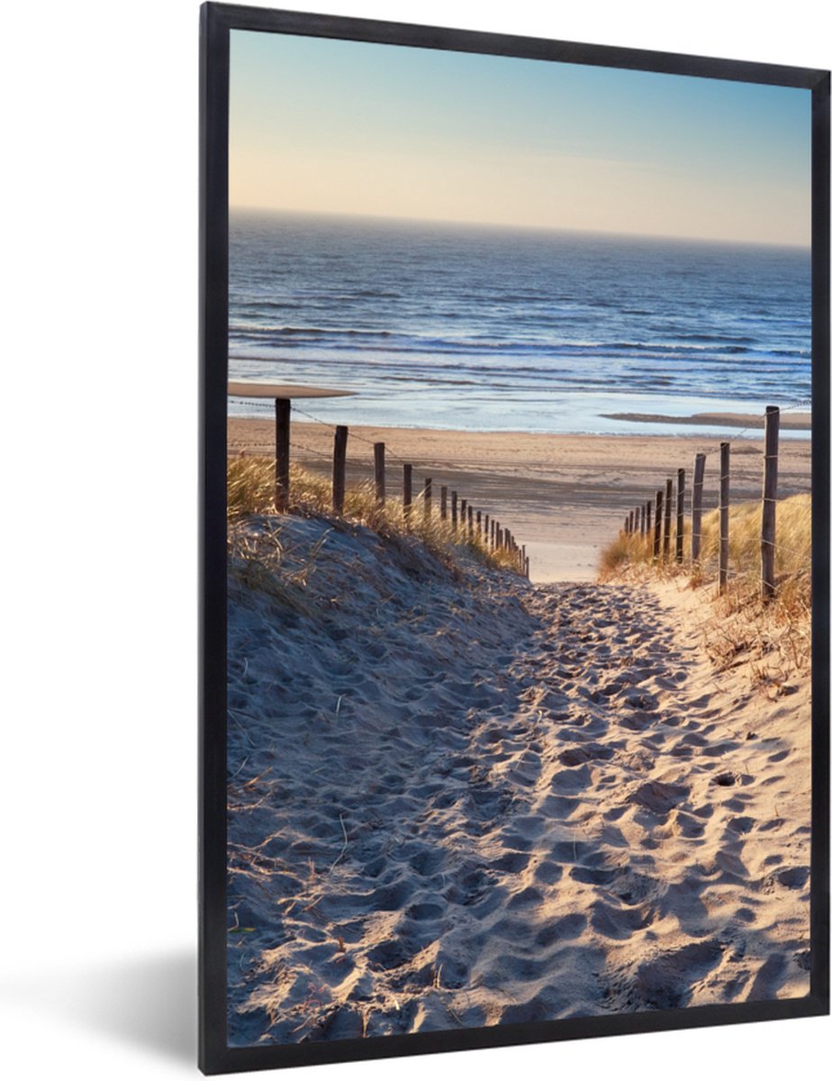 Fotolijst inclusief poster - Posterlijst strand - Zwarte lijst 40x60 ...