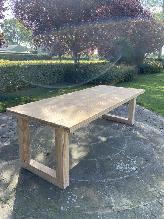 M2-meubels douglas tuintafel / eettafel 260cm douglas U-onderstel | bol