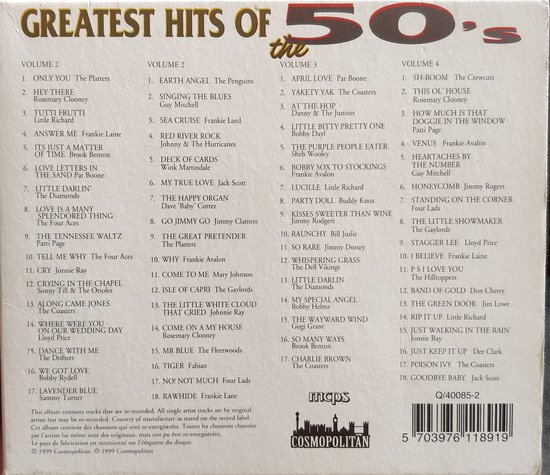Greatest Hits Of The 50's, Various | CD (album) | Muziek | bol