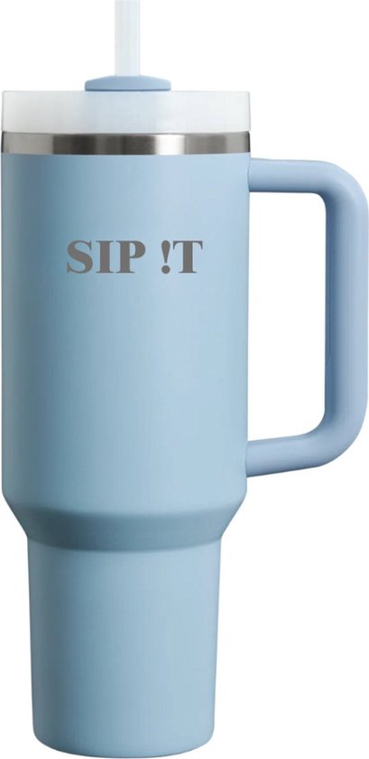 SIP !T Cup H2.0 FlowState Tumbler Blauw Thermosfles Drinkfles Beker 1,2 ...