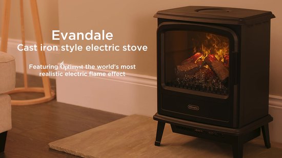 Dimplex Evandale - Vrijstaande Elektrische Haard - Elektrische Kachel - Optimyst®... | bol