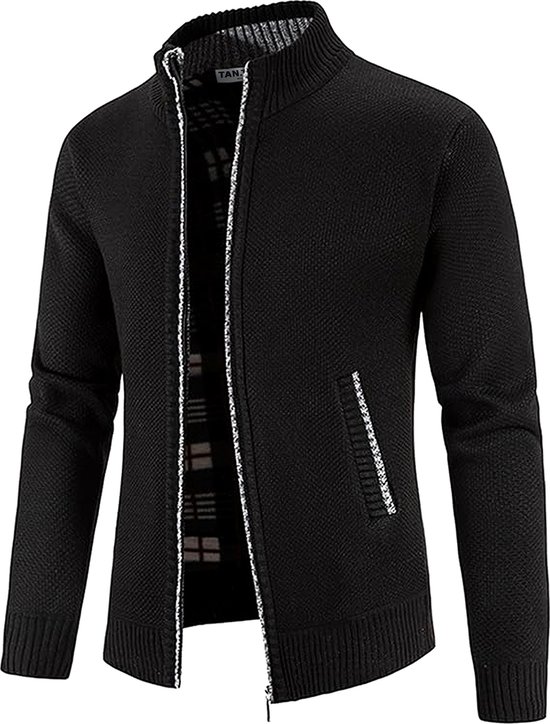 CALIYO Heren Vest - Coltrui Heren - Trui Heren - Fijn Gebreid - Met ...