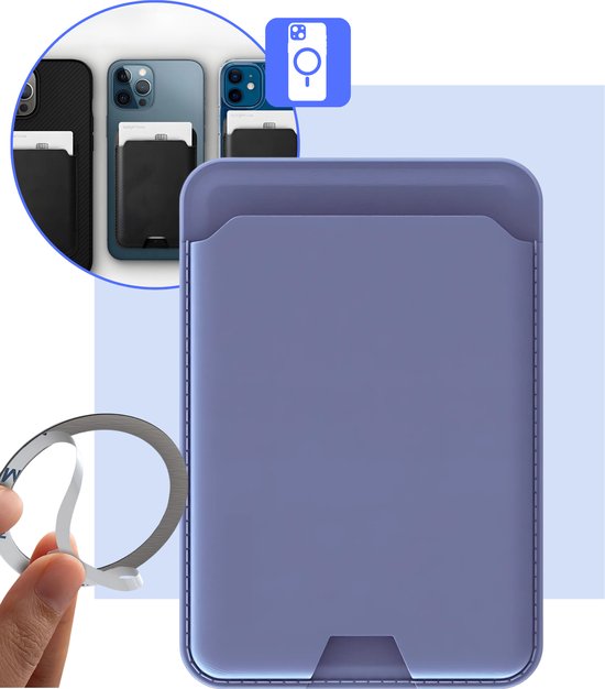 Natoro Magsafe Wallet - Magsafe Pasjeshouder - Kaarthouder - Gratis Magneet - Telefoon... | bol
