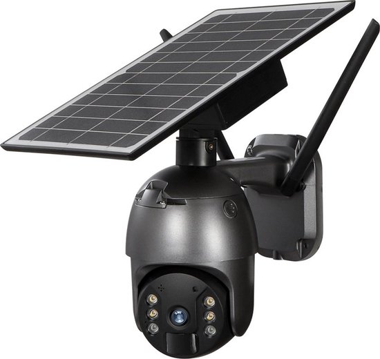 Outdoor Dome - Draadloze beveiligingscamera voor buiten op zonne ...