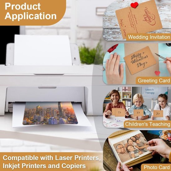 Pack of 108 A6 Blank Postcards - Folding Kraft Paper Cards ...