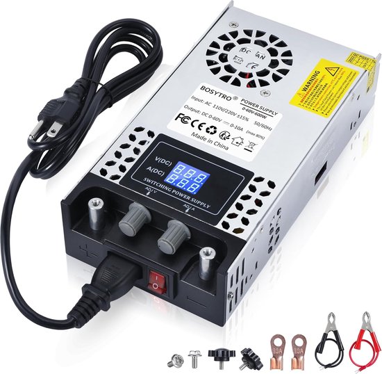 BOSYTRO - Regelbare Voeding - Schakelvoeding - 0-60V | bol