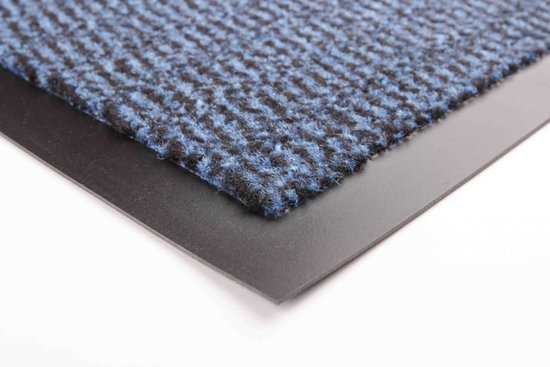 Cleanwalk Maxi Dry - schoonloopmat - 60x80 cm - blauw met rand | bol