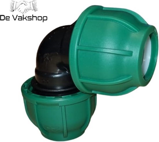 Tyleen PP klemkopp. knie 90° 40 x 40mm | bol