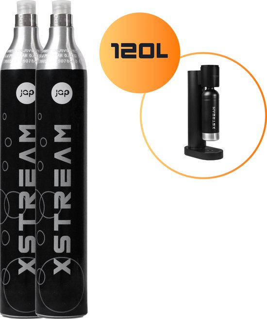 JAP Appliances Xstream - Co2 Cilinder - 2 Stuks Koolzuurcilinder - 120L ...