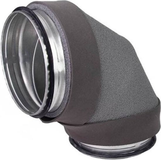 Thermoduct geisoleerde Spiro bocht Ø 250 mm 90 graden | bol