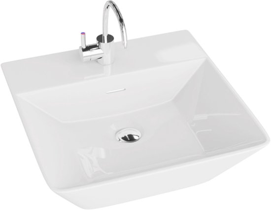 LAVITA® Opzetwastafel CABRERA Rechthoekig Keramische Wastafel voor ...