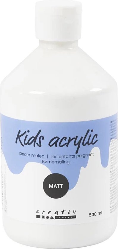 A-Color acrylverf, 500 ml, wit | bol