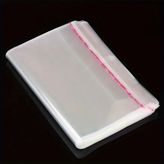 SUNMOOL Zelfklevende OPP zakjes - Doorzichtige Plastic Zakken - Transparant - 12x36cm... | bol