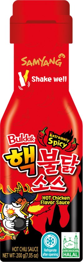Samyang Buldak Sauces Hot Chicken Flavor, Extremely Spicy Hot Chicken ...