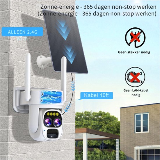 Buiten Beveiligingscamera (1 Camera) voor Veiligheid en Bewaking | bol