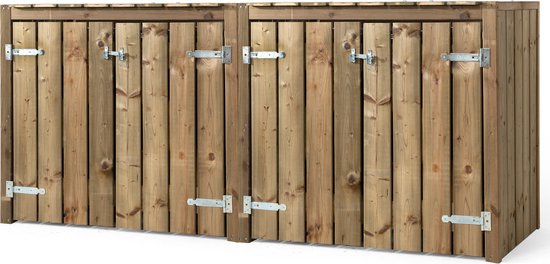 Wood Selections Containerombouw Henk voor 4 kliko's - Kliko Ombouw ...