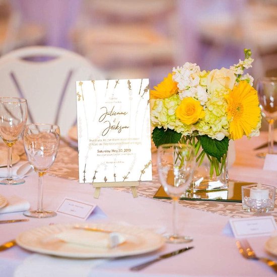 Houten Mini-ezel Stand - 20 Stuks, Tafelblad-schildersezel voor Kleine ...