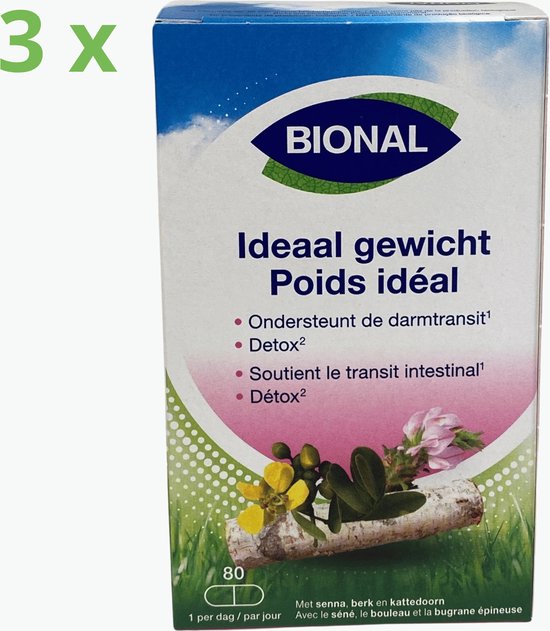 Bional Ideaal Gewicht3 x 80 Capsules promopack | bol