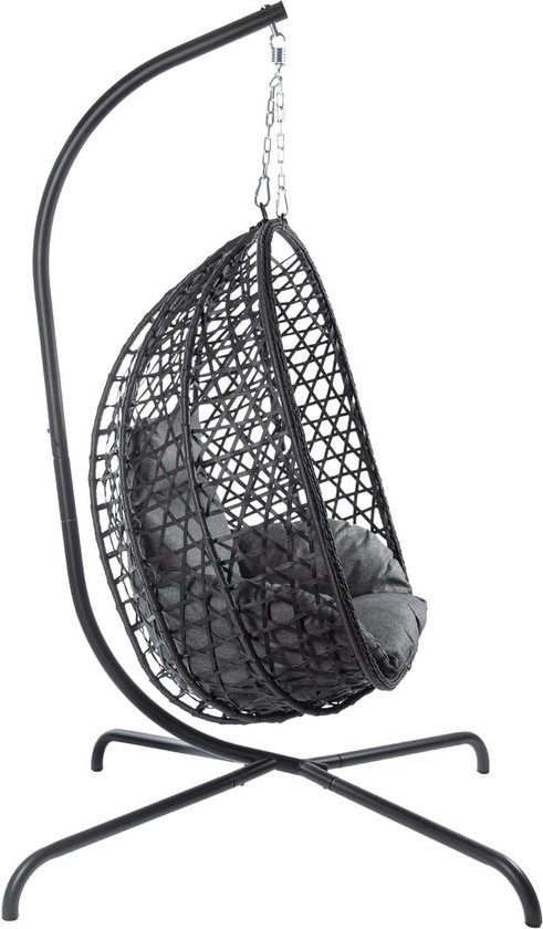 Hangstoel met frame; Hangmandstoel; Hangstoel rotan buiten & binnen ...