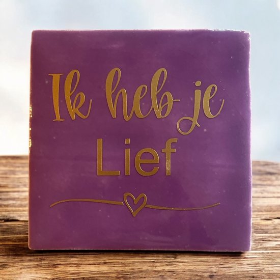 Hip Tegeltje met tekst-Ik heb je... | bol