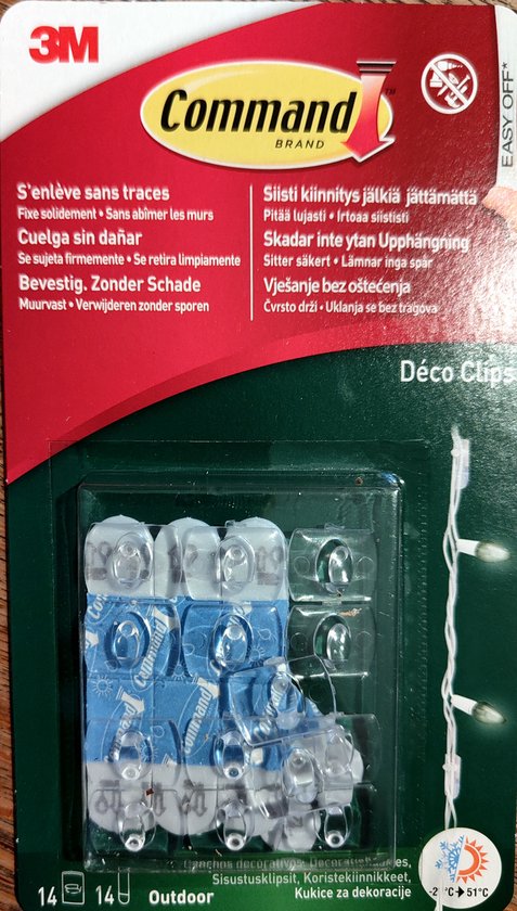 3M Command deco clips - ophangen zonder boren - ophangen zonder schade ...