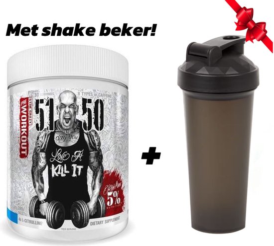 5% Nutrition Rich Piana 5150 Pre-Workout - Blue Ice Pre Workout - Met ...