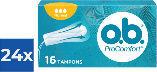 OB Tampons pro comfort normaal 16st - Voordeelverpakking 24 stuks | bol