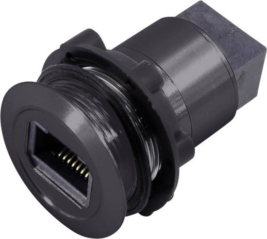 TRU COMPONENTS RJ45-02-BK RJ-inbouwbus RJ45 CAT5 8/8 1417397 Bus ...