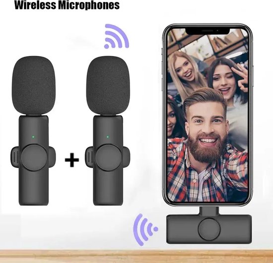 Nubbly Draadloze Microfoon – Dasspeld Microfoon Exclusief voor USB-C ...