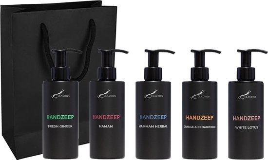 Handzeep Set - Fresh Ginger + Hamam + Hammam Herbal + Sweet Orange ...