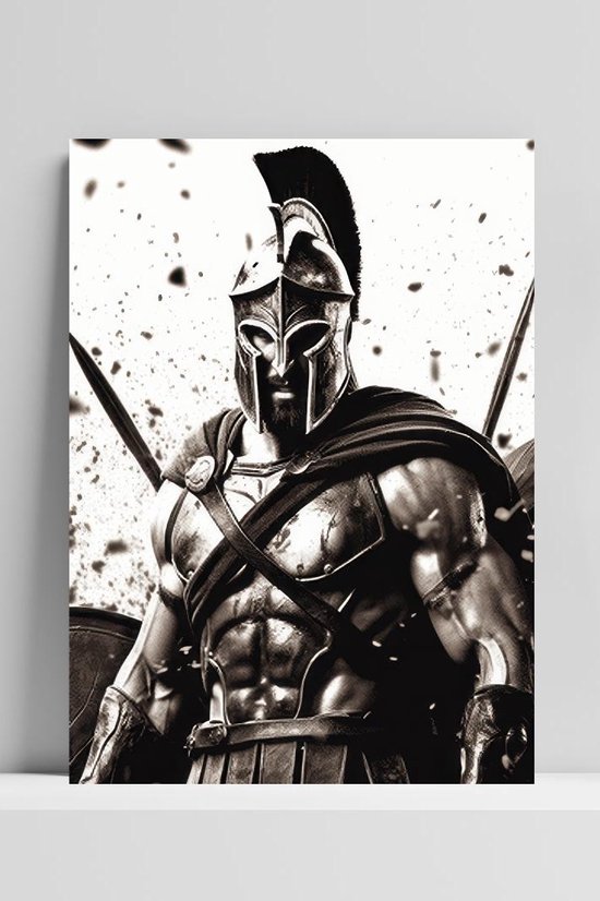 Spartaan Poster | 3mm DIBOND | Premium Kwaliteit | 60x90cm | 300 ...
