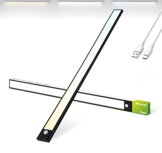 Brendz Keukenverlichting Onderbouw LED, Onderbouwverlichting, 60cm, USB-C Oplaadbare... | bol