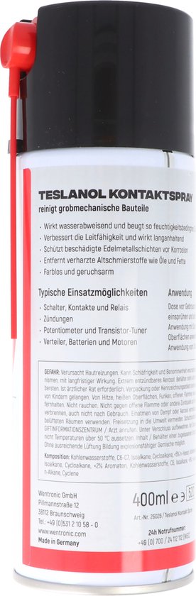 Teslanol contact en tuner spray 400 ml | bol