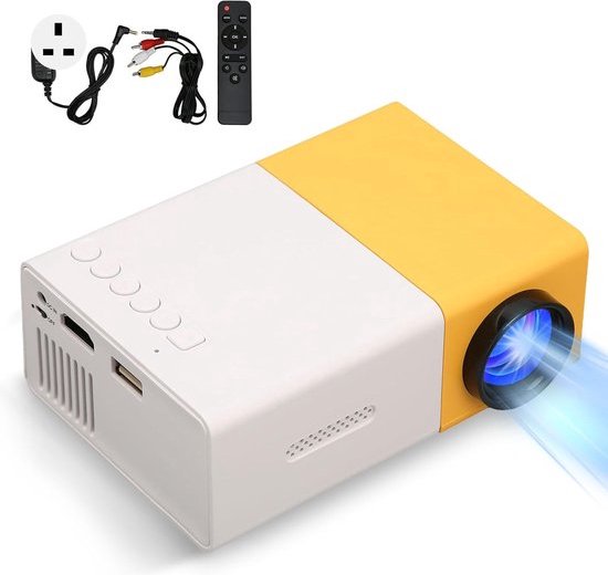 PolkaHome Draagbare beamer - Mini beamer - Mini beamer projector ...