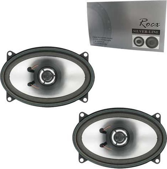 Rocx 2 weg luidspreker set Afmeting 9 x 15 cm Vermogen 80 Watt ...
