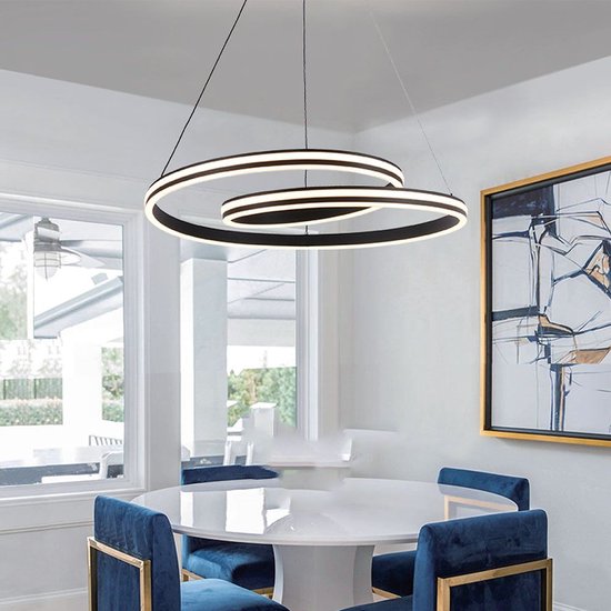 V-TAC VT-7984 Design plafondlamp | IP20 | Zwart | 40W| 4800 Lumen ...