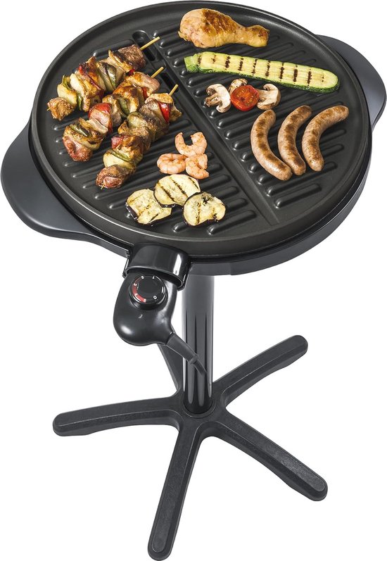 Grote BBQ Grill met 40 cm Diameter | Traploze Temperatuurregeling | Low ...