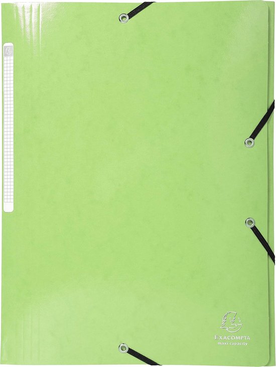 Elastische Mappen Doos - 25 Stuks - 3 Vakken met Klep - Glanzend ...