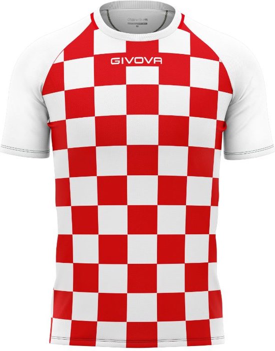 Sports jersey givova dama white-red, xl | bol