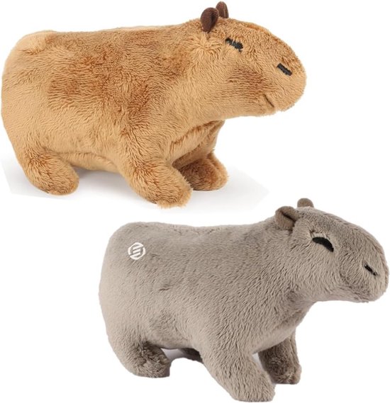 Equivera Capybara Knuffel - Capibara Knuffel - Capibara Pluche ...