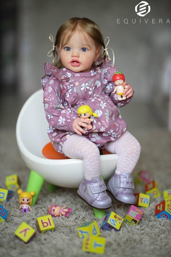 Reborn Baby Pop - Levensechte Reborn Poppen - Silicone Baby | bol