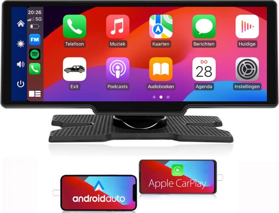 CarPlay scherm | Android Auto Scherm | 2024 model | Universeel voor ...