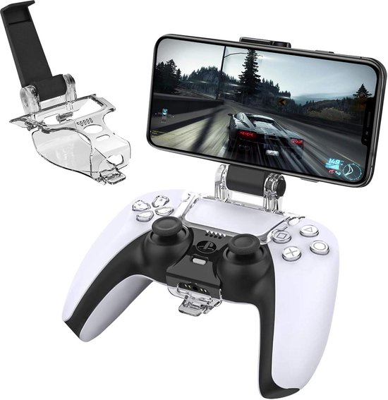 PS5 Controller Phone Mount Clip - Verstelbare Houder voor Smartphones | bol